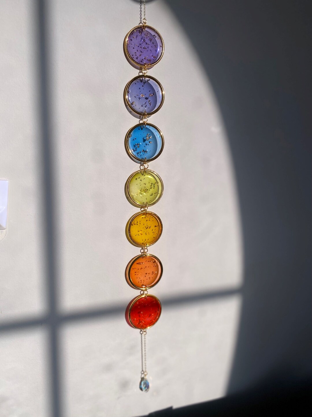7 Chakras Suncatcher, Suncatcher, Color Suncatcher, Chakras ...