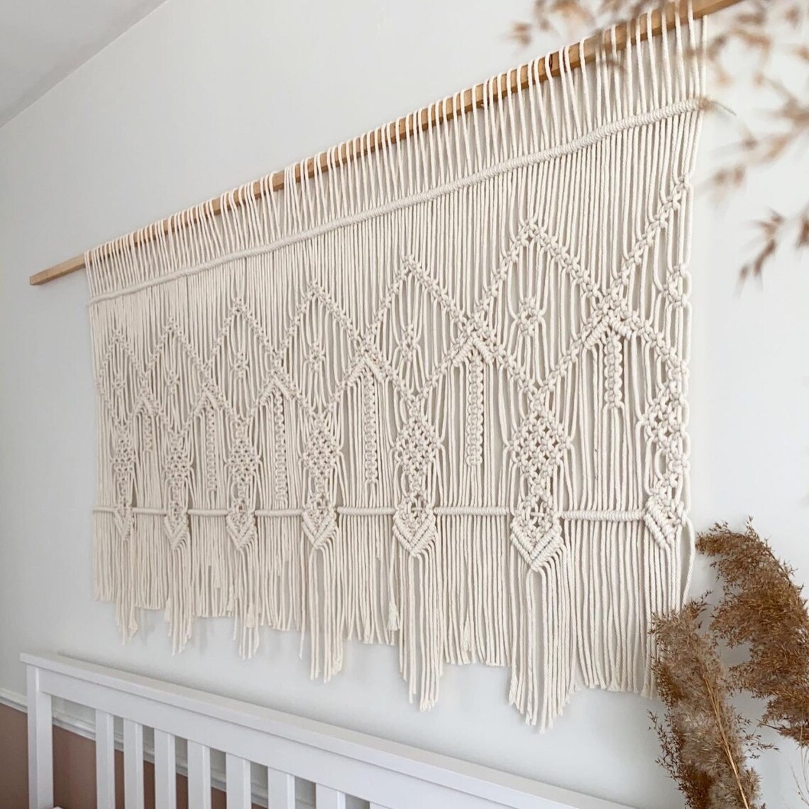 Headboard Venus Macrame headboard texture headboard. | Etsy