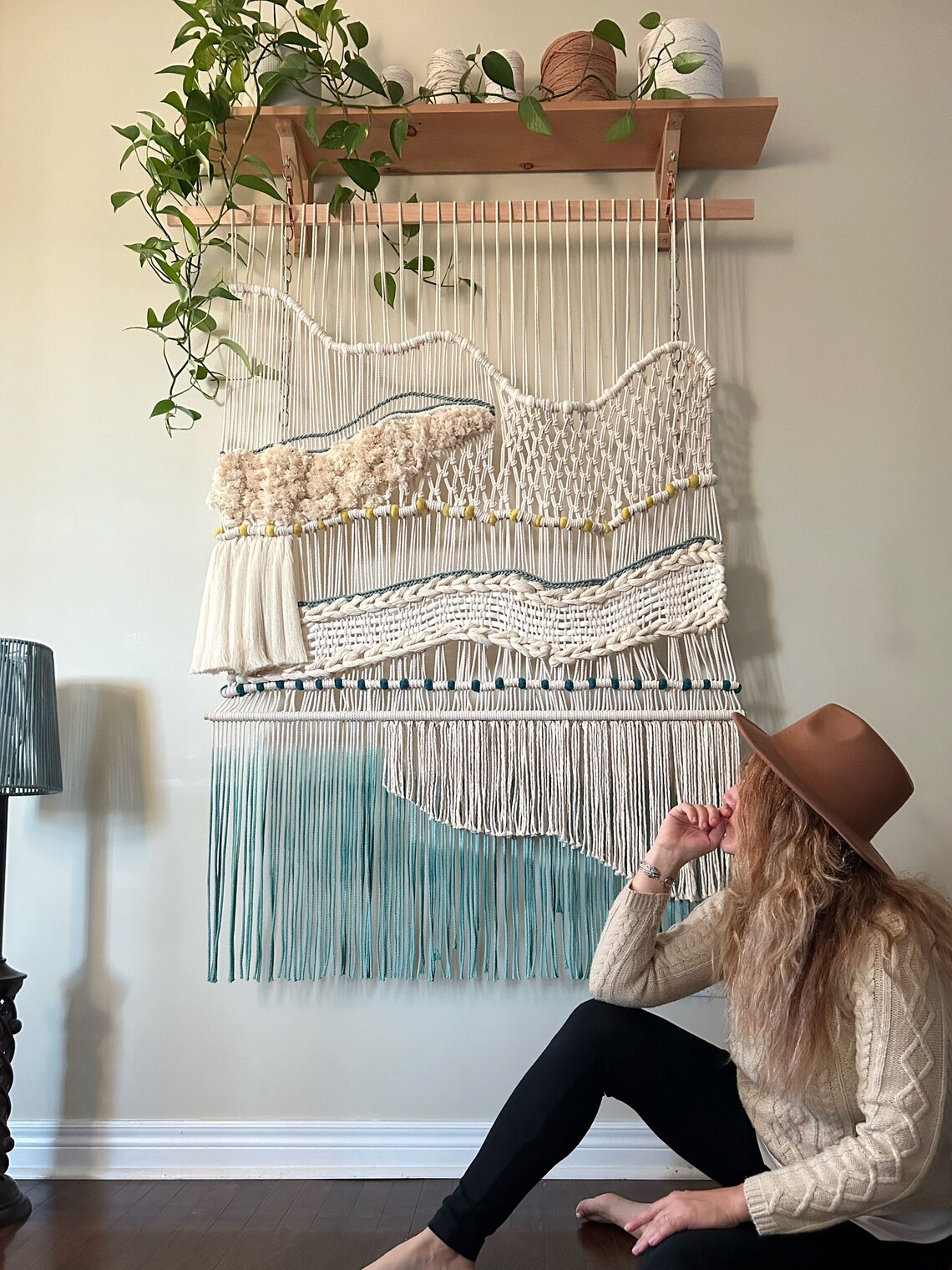 Macrame Wallhanging, Woven Wall Art, Textile Art Made From Quality ...