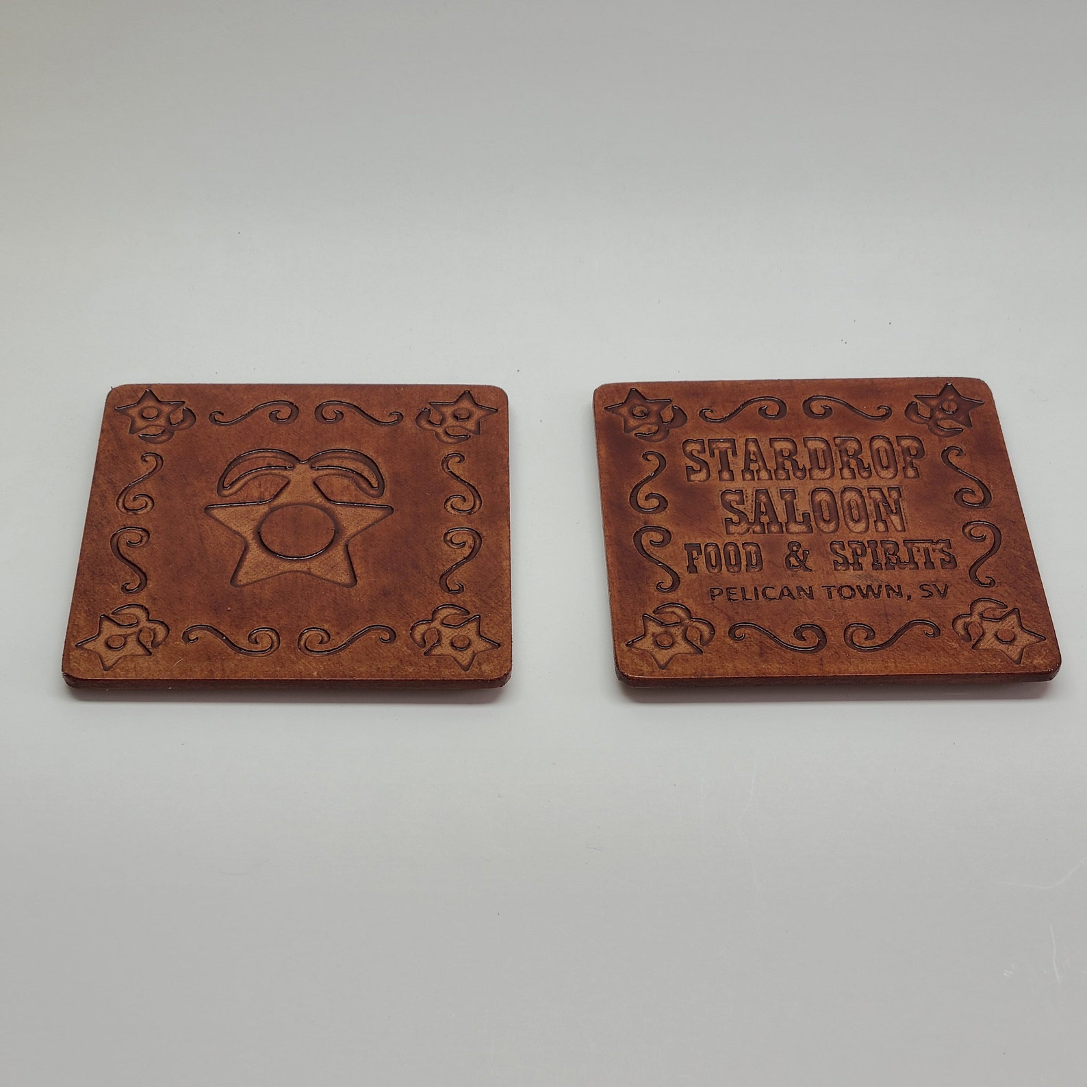 Stardew Valley Square Stardrop Saloon Coasters - Etsy