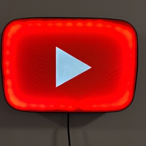 Youtube Wall Light - Etsy