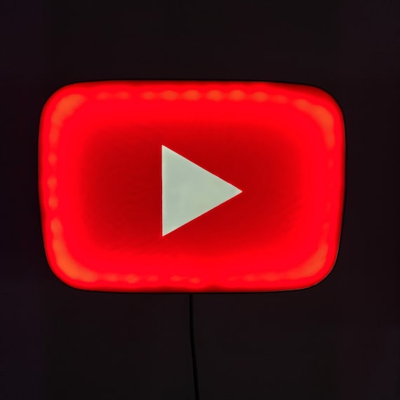 Youtube Wall Light - Etsy