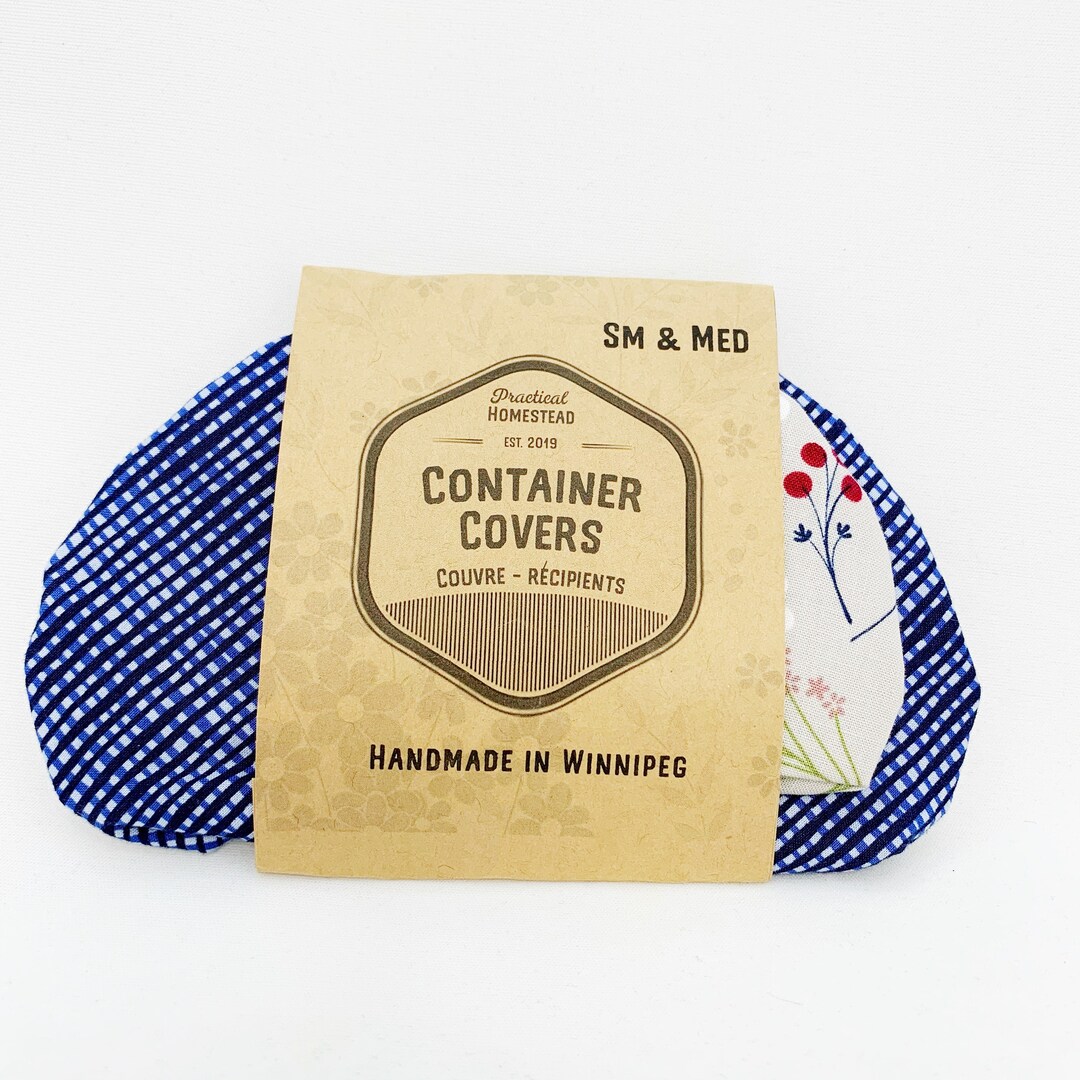 Reusable PUL Lined Bowl Covers Replace Plastic Wrap Bags. Proof Chill ...