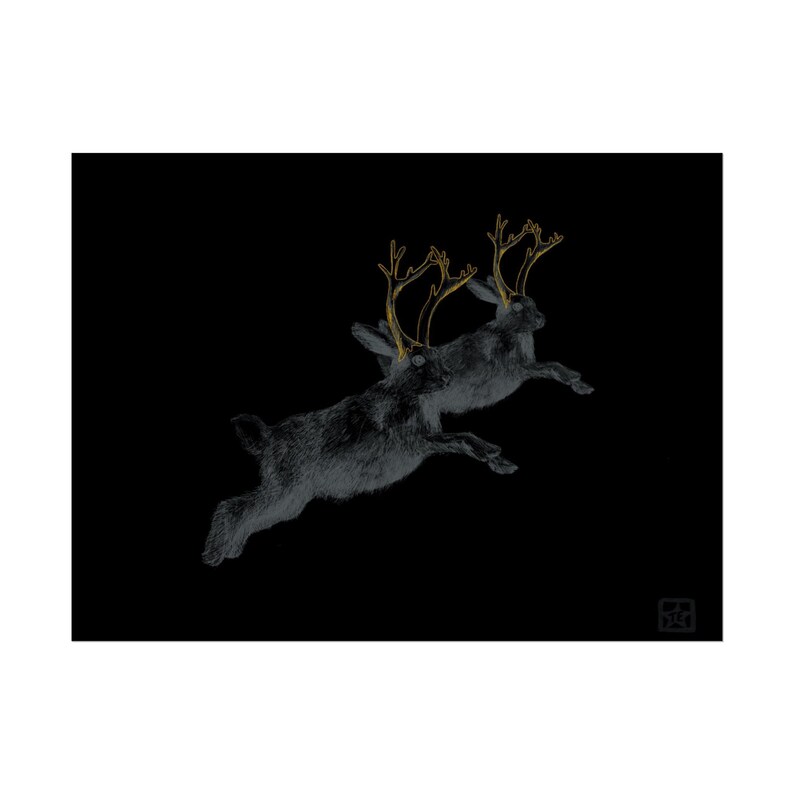 Dark Jackalope Posters - Etsy
