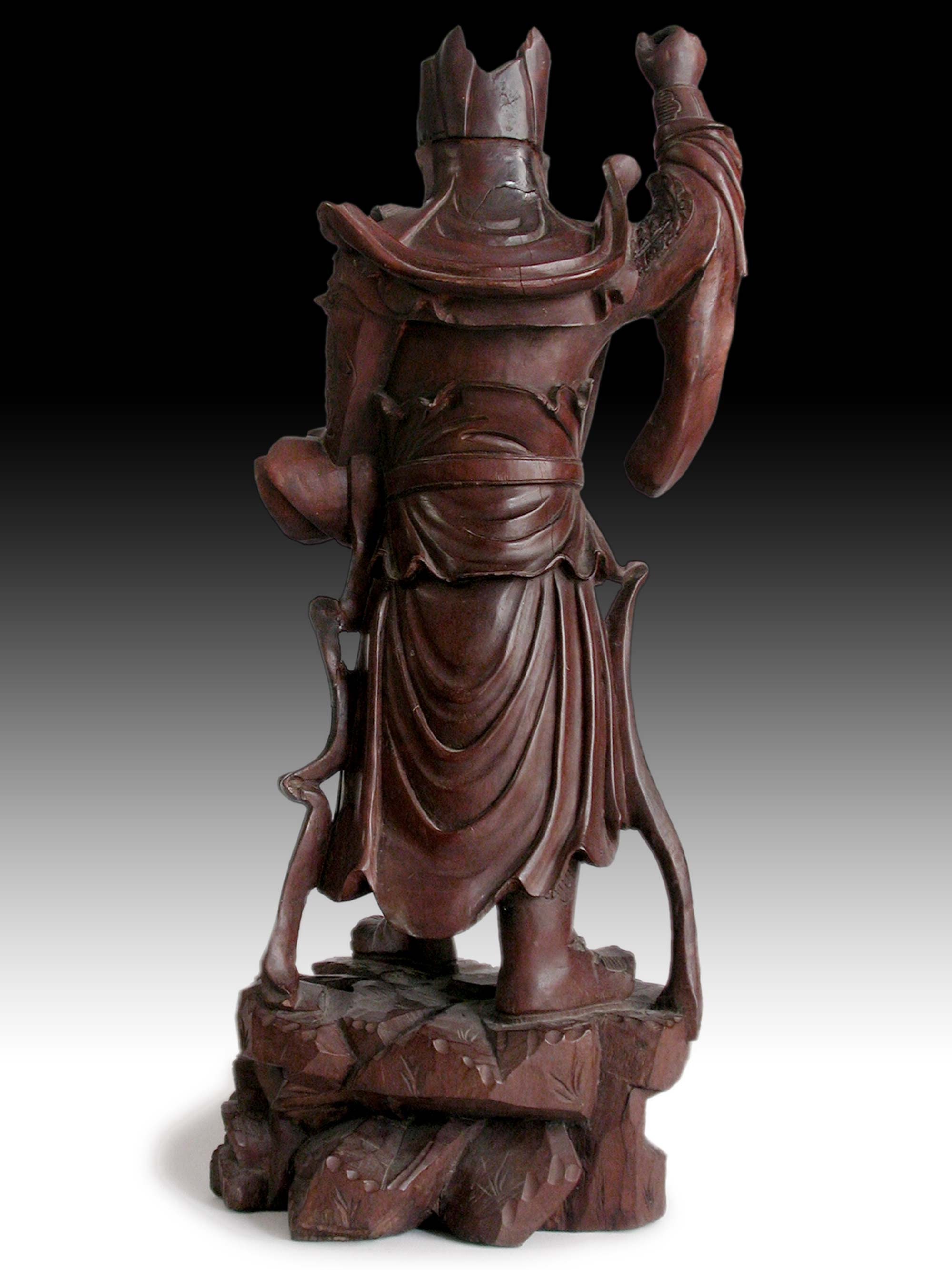 Deva King Lokapala Antique Chinese Carved Guardian Buddha - Etsy