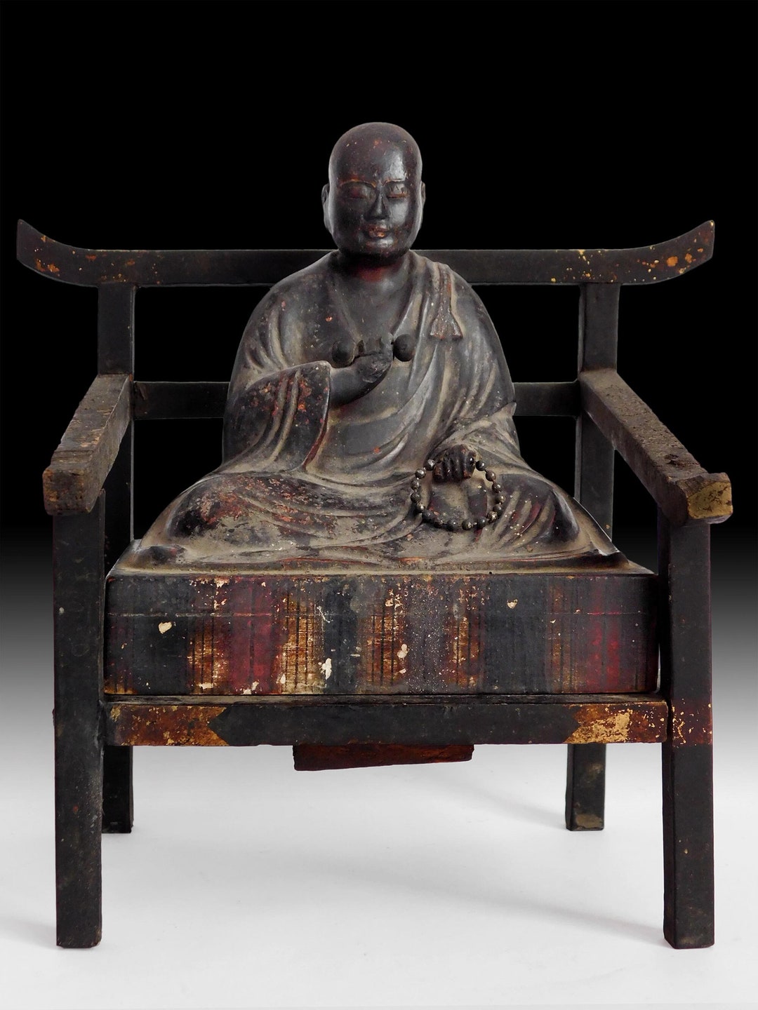 Kukai Kobo-daishi Antique Japanese Hinoki Cypress Wood Statue 空海弘法大師 - Etsy