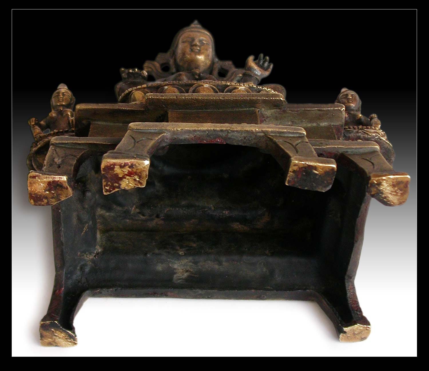 Longevity White Tara Goddess Vintage Chinese Trinity Bronze - Etsy