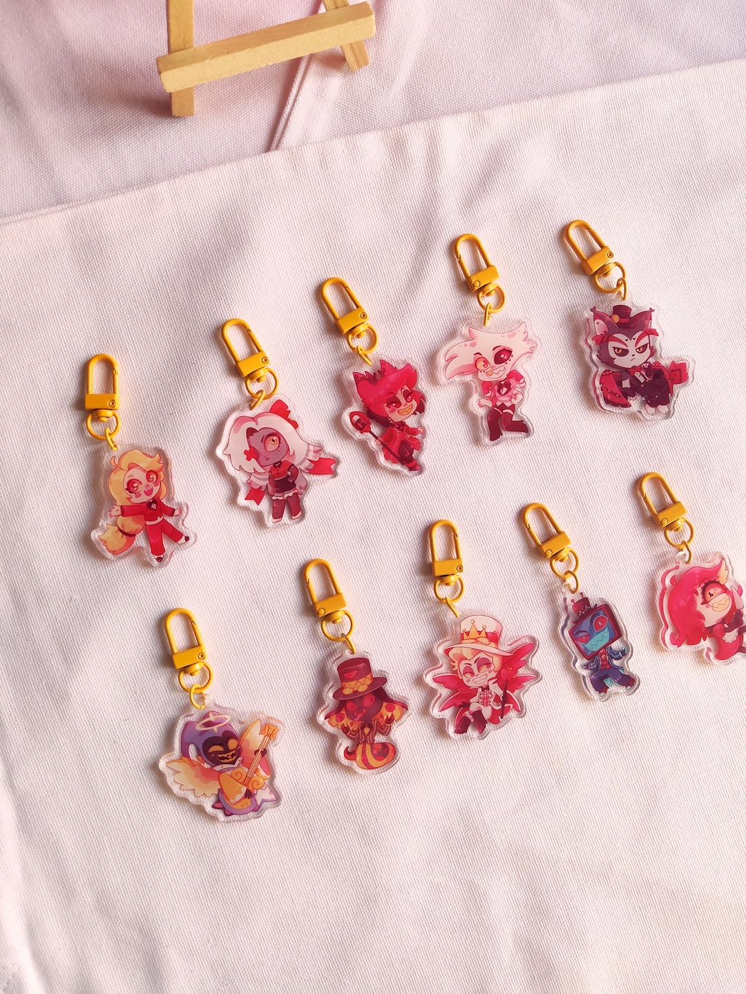 Hazbin Hotel KEYCHAIN - Etsy