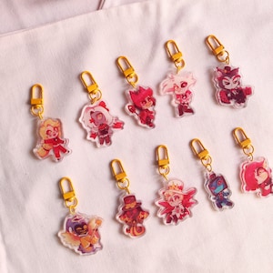 Hazbin Hotel KEYCHAIN - Etsy