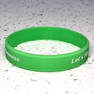 Muscular Dystrophy (MD) Awareness Wristband Bracelet Lime Green ...