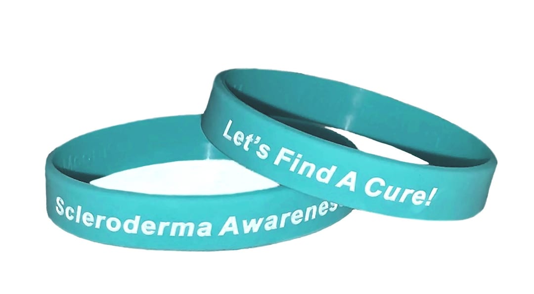 Scleroderma Awareness Silicone Wristband Bracelet Teal 3 Sizes - Etsy