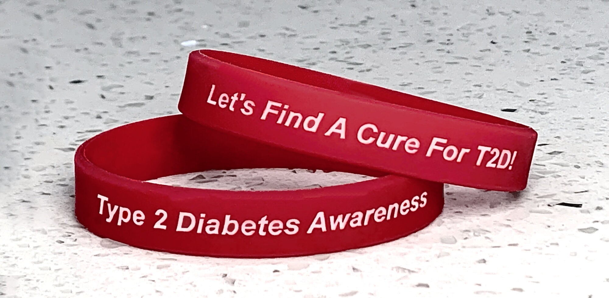 Diabetes Awareness Silicone Bracelets
