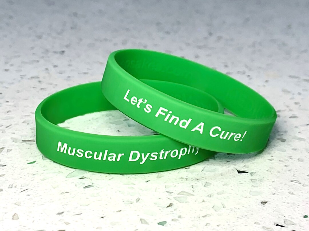 Muscular Dystrophy (MD) Awareness Wristband Bracelet Lime Green ...
