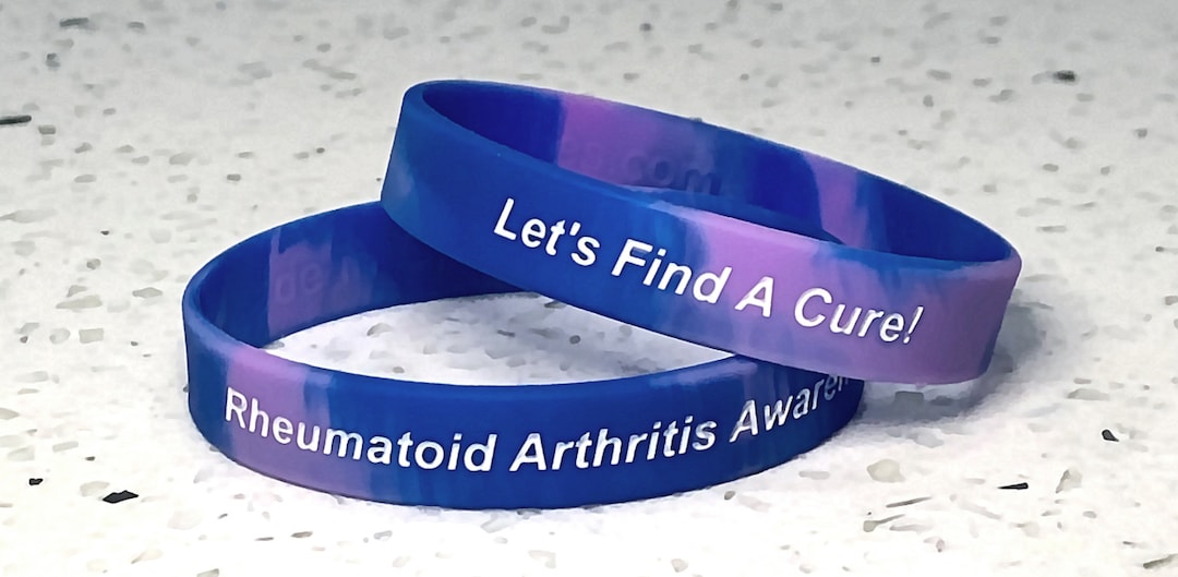 Rheumatoid Arthritis Wristband Arthritis Bracelet Arthritis Awareness ...