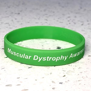 Muscular Dystrophy (MD) Awareness Wristband Bracelet Lime Green ...