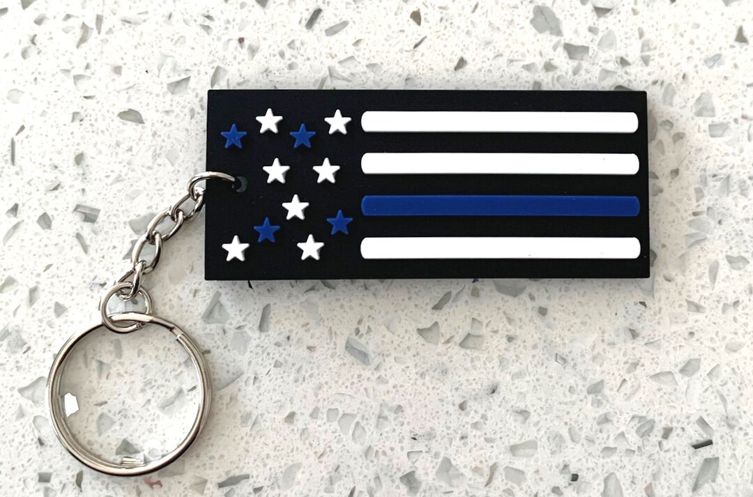 Thin Blue Line American Flag ~ Support Active, Retired & Fallen Law ...