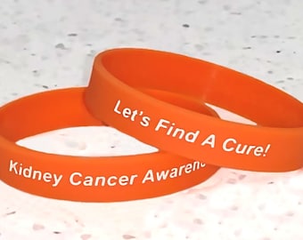 Kidney Disease Awareness Silicone Wristband Bracelet Green, Sizes Small ...