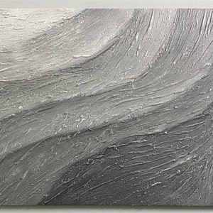 3D Texture Abstract Painting on Canvas Wall Art Framed for Living Room ...