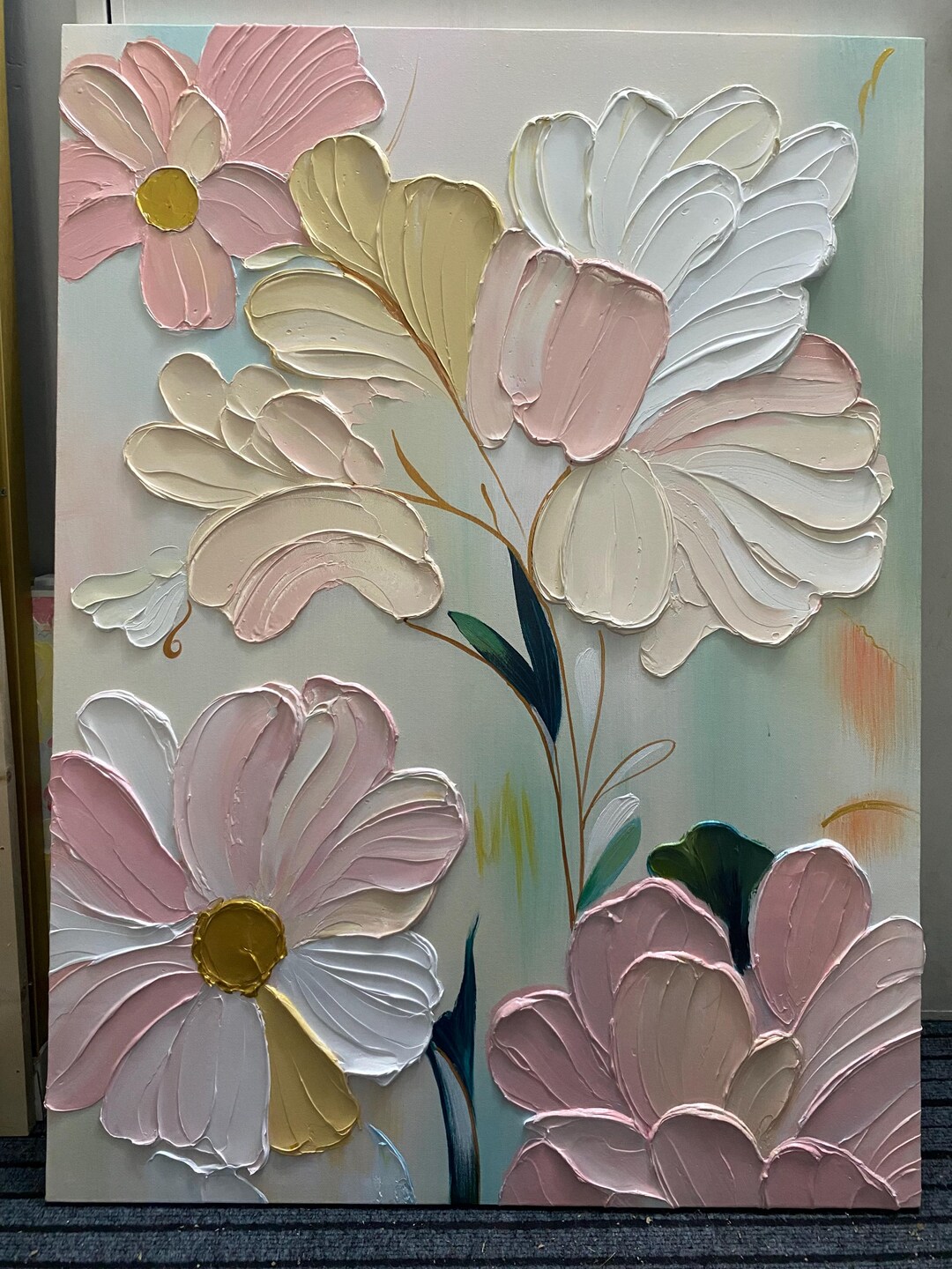 Personalized Gift,custom Painting,flowers Painting,custom Picture, Gift ...