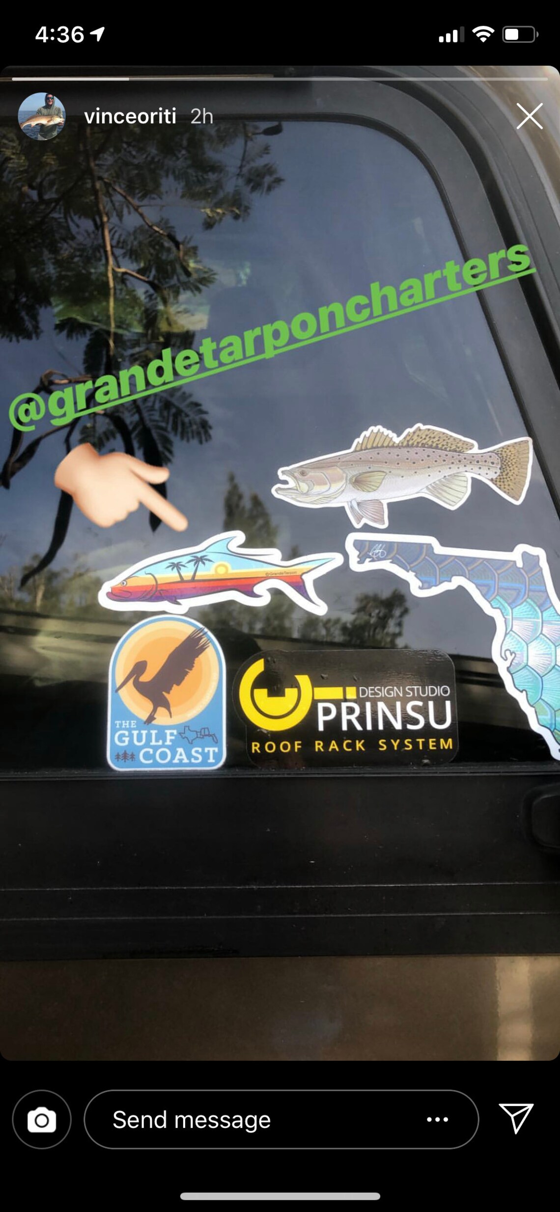 Beach Tarpon Sticker - Etsy