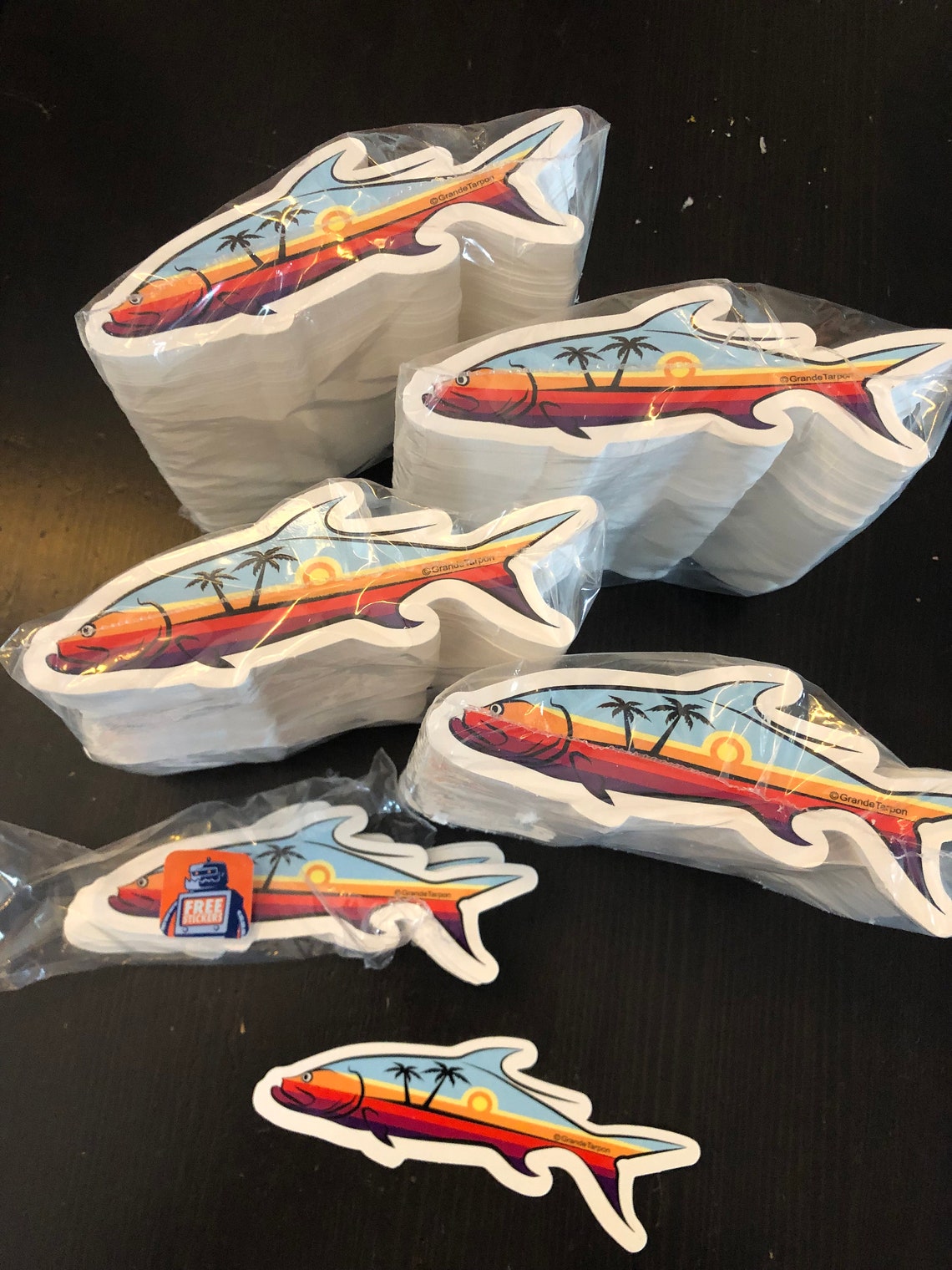 Beach Tarpon Sticker - Etsy