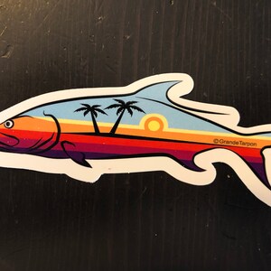 Beach Tarpon Sticker - Etsy