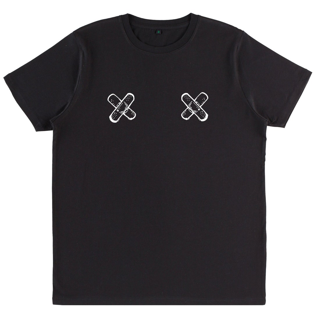 Feminist Cross Plaster Organic Cotton T-shirt - Etsy