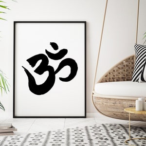 Om Symbol Printable Art - Print at Home Digital Art - Downloadable Zen ...