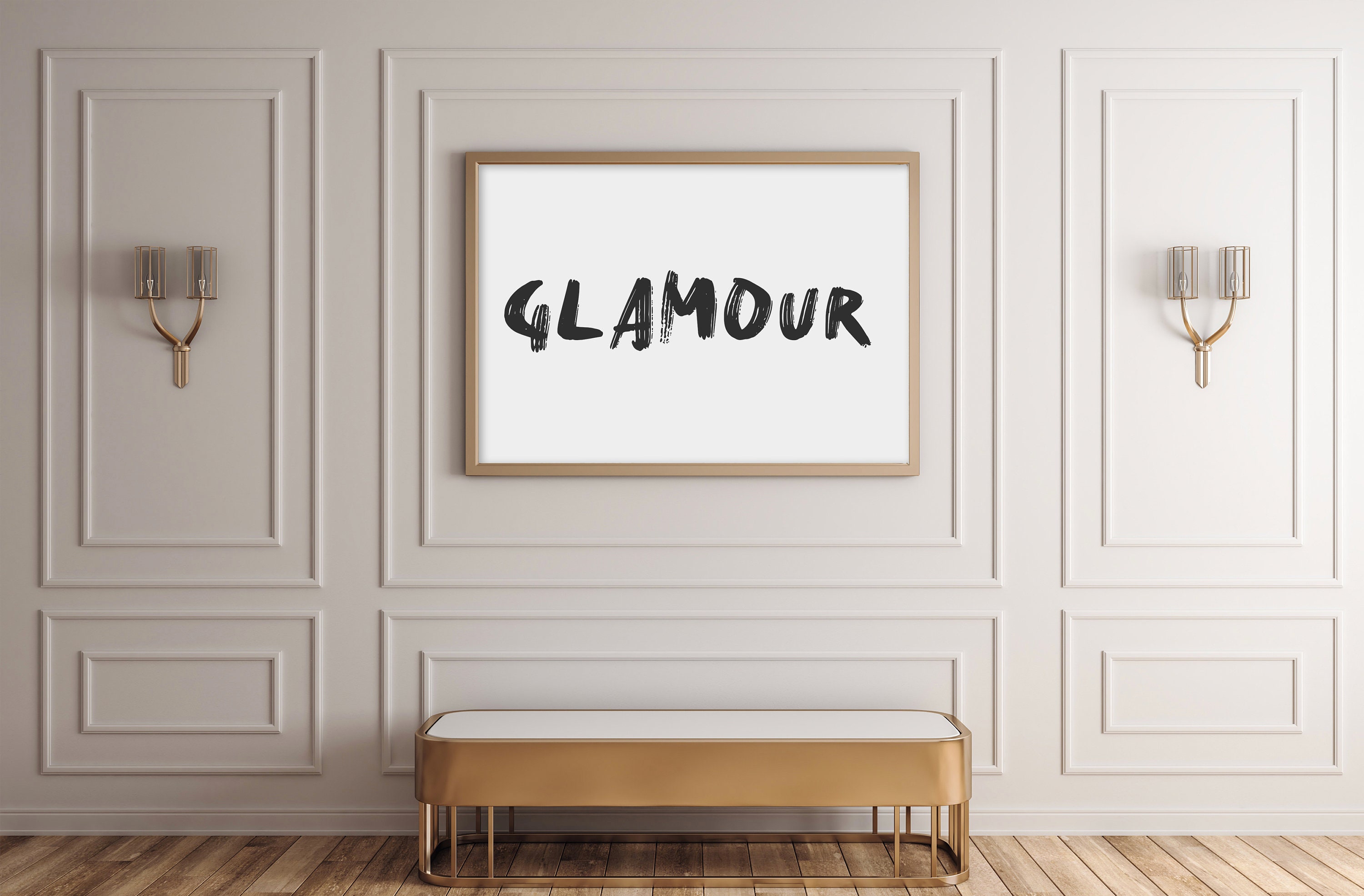 Glamour Printable Art Digital Download Downloadable Art Poster Black ...