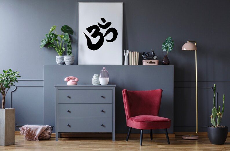 Om Symbol Printable Art - Print at Home Digital Art - Downloadable Zen ...
