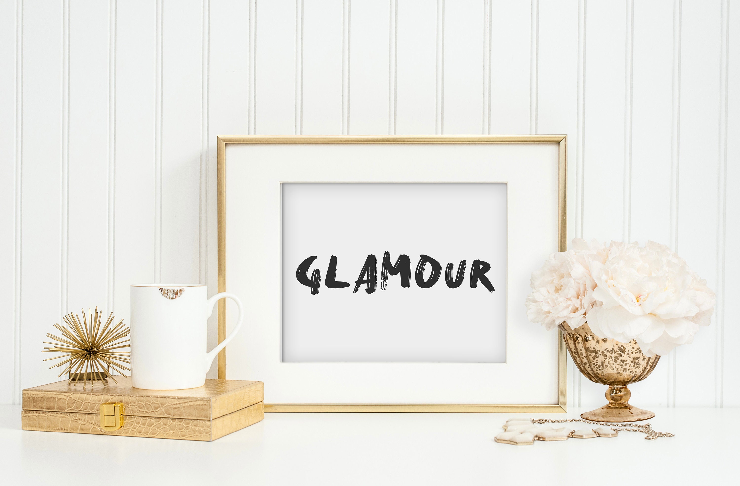 Glamour Printable Art Digital Download Downloadable Art Poster Black ...