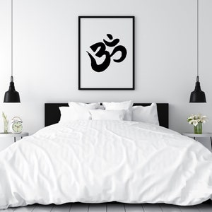 Om Symbol Printable Art - Print at Home Digital Art - Downloadable Zen ...