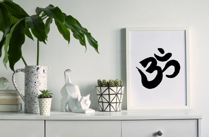 Om Symbol Printable Art - Print at Home Digital Art - Downloadable Zen ...