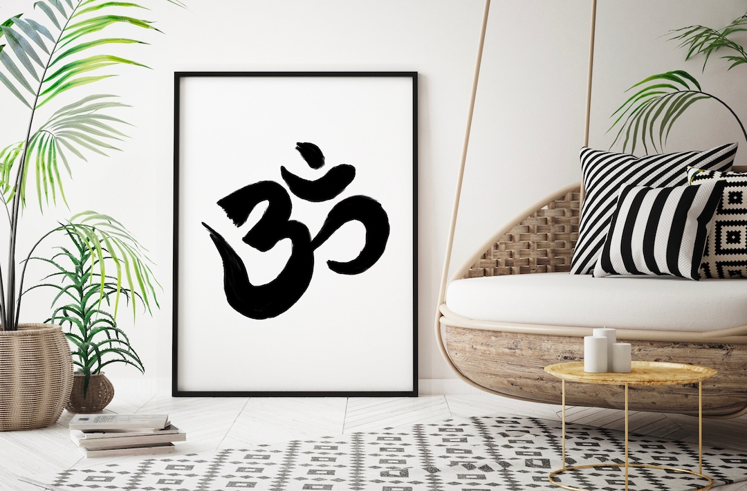 Om Symbol Printable Art - Print at Home Digital Art - Downloadable Zen ...
