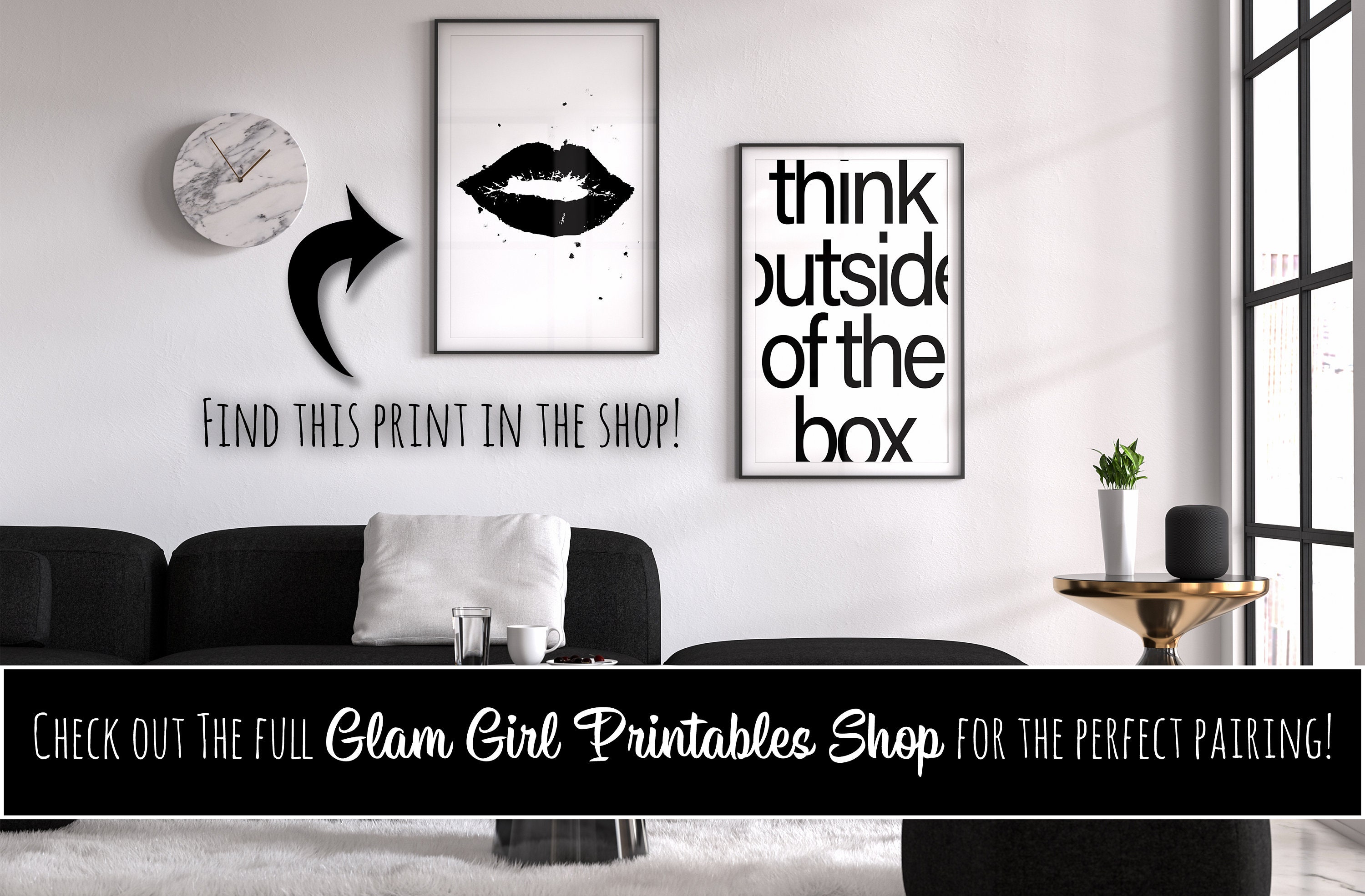Think Outside of the Box Printable Art Motivational Quote - Etsy