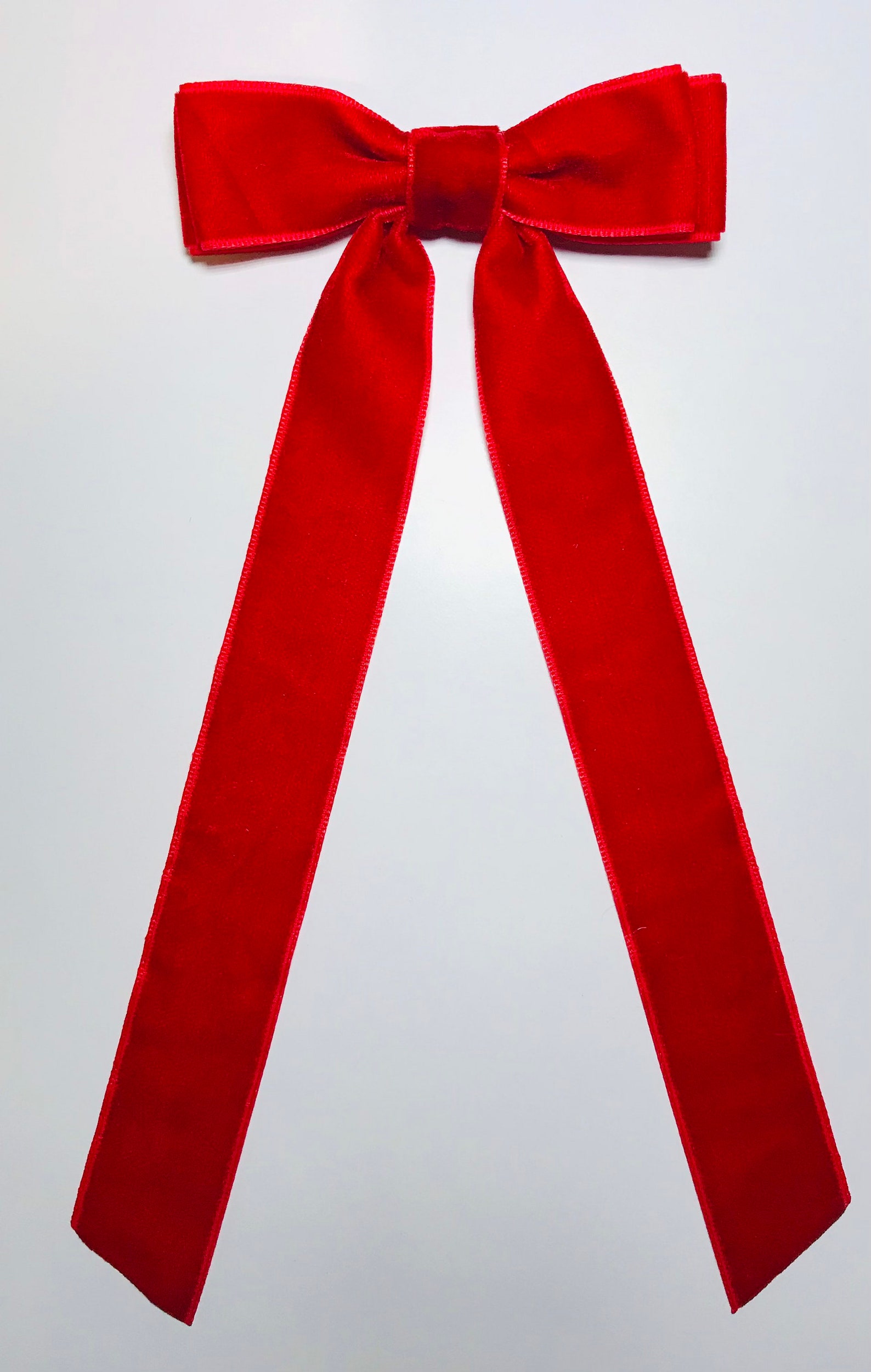 Velvet Hair Bow Red Velvet Bow Blackberry Velvet Hair Bow Grey Velvet ...