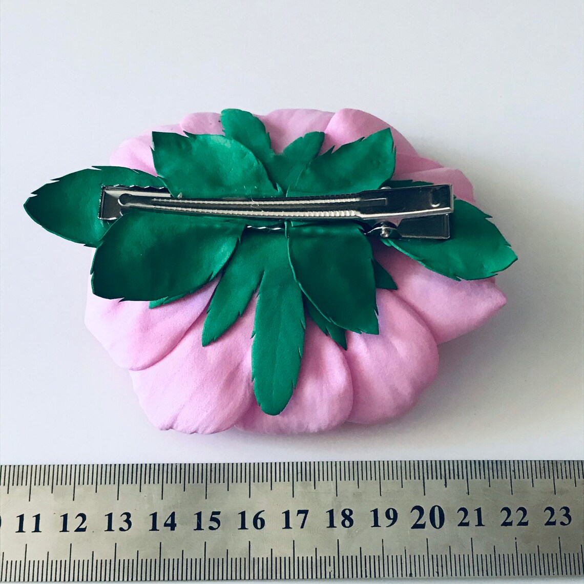 Pince à cheveux roses Grande pince à fleurs Accessoires pour | Etsy