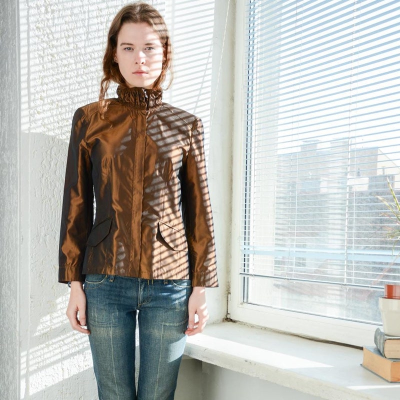 High Collar Jacket - Etsy