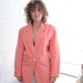 Vintage Pink Long Fit Jacket - Etsy