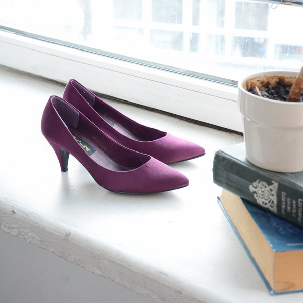 Purple Pumps - Etsy