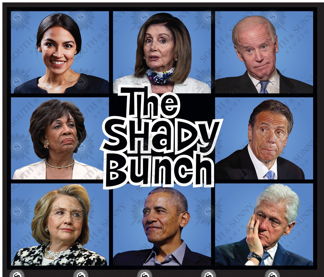 The Shady Bunch Parody Funny Political T-shirt - Etsy