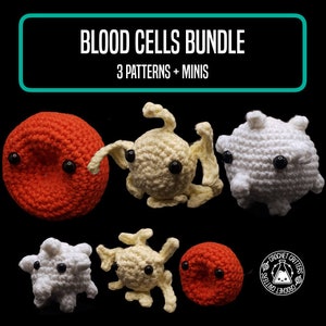 Blood Cells Bundle - 3x Crochet Patterns - Etsy