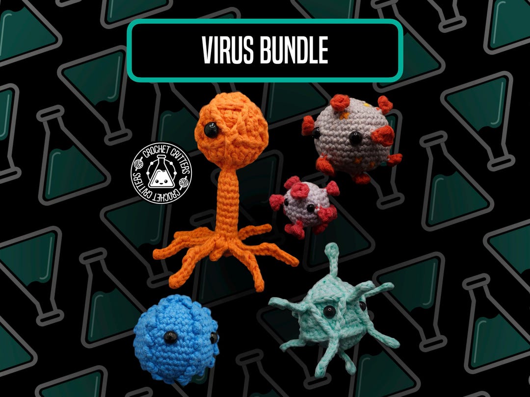 Virus Bundle - 4x Crochet Patterns - Etsy