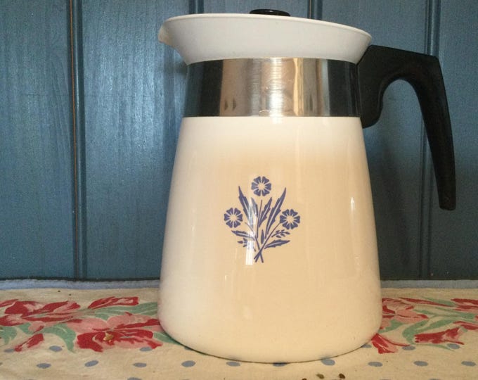 Retro Mid-century Corningware Blue Cornflower 8 Cup Tea Pot Kettle - Etsy