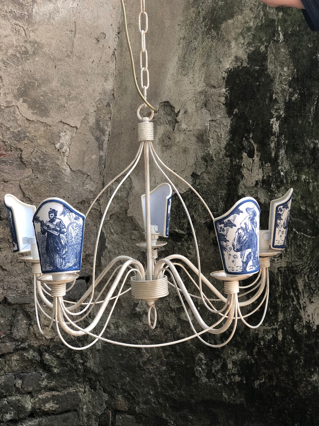 Chandelier and Shabby Provencal Appliqué - Etsy