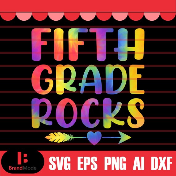 Fifth Grade Rocks Svg Fifth Grade Svg 5th Grade Svg - Etsy