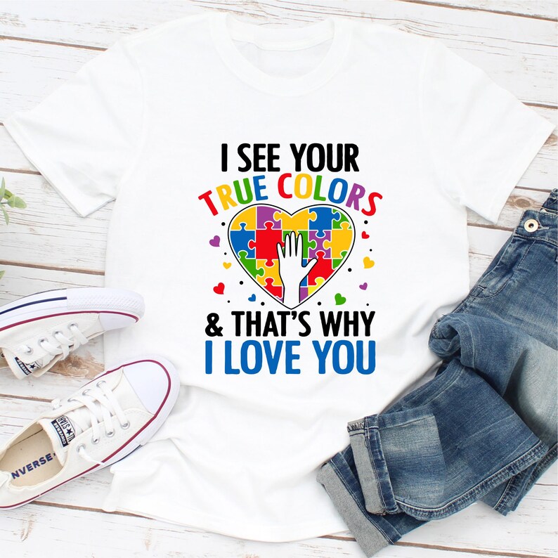I See Your True Colors Svg, Autism Svg, Autism Awareness Svg, Autism ...