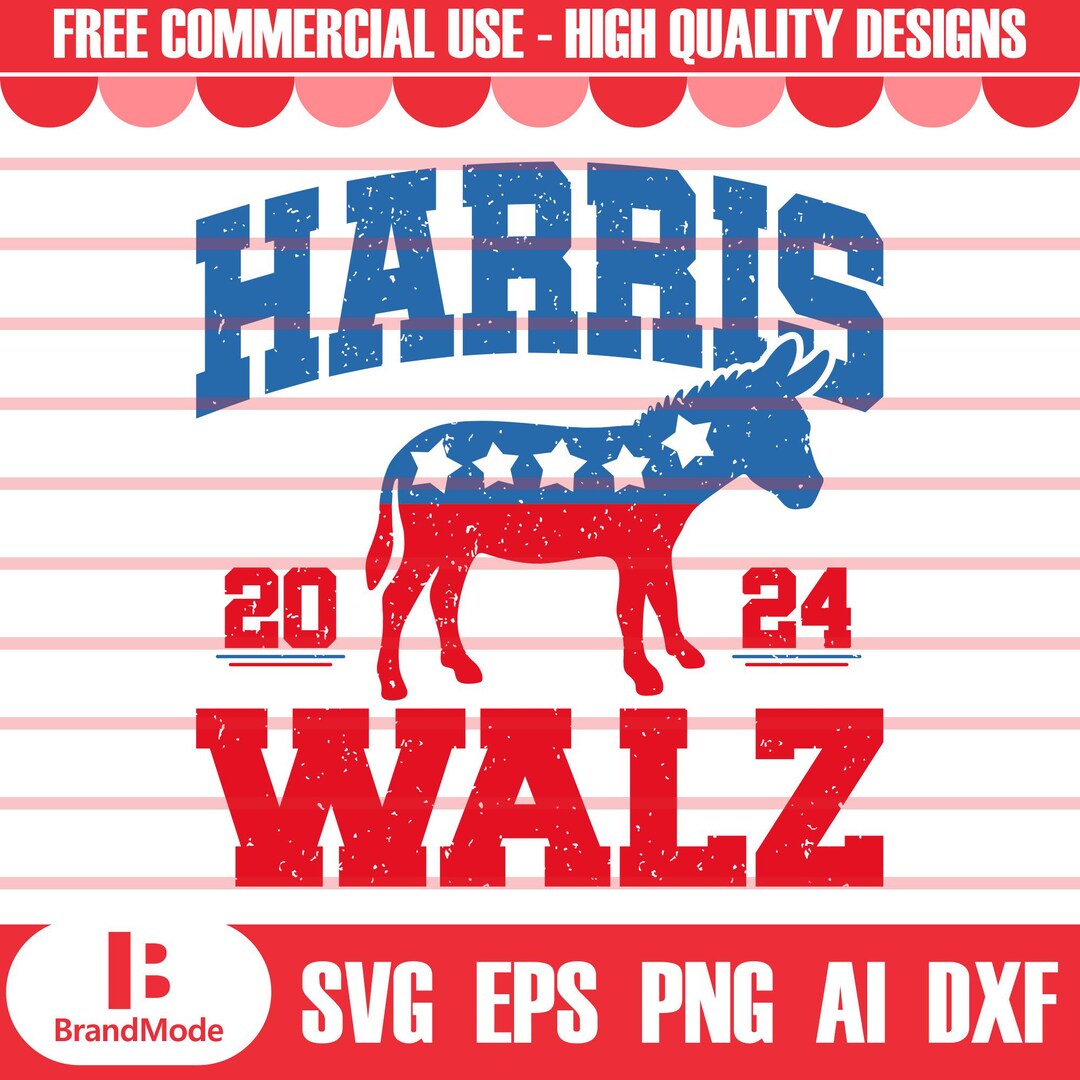 Harris Walz SVG, Kamala Harris PNG, Kamala Harris Tim Walz SVG, Kamala ...