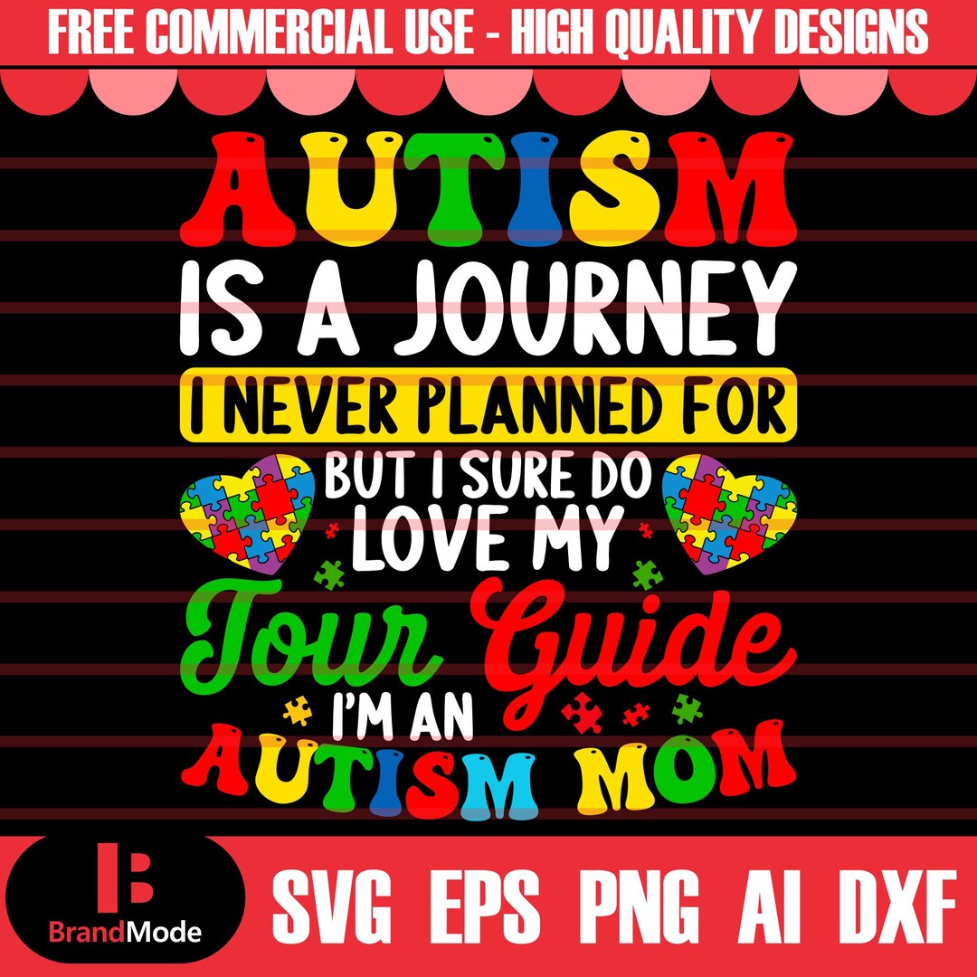 Autism is a Journey Svg, Autism Quote Svg, Autism Svg, Autism Awareness ...
