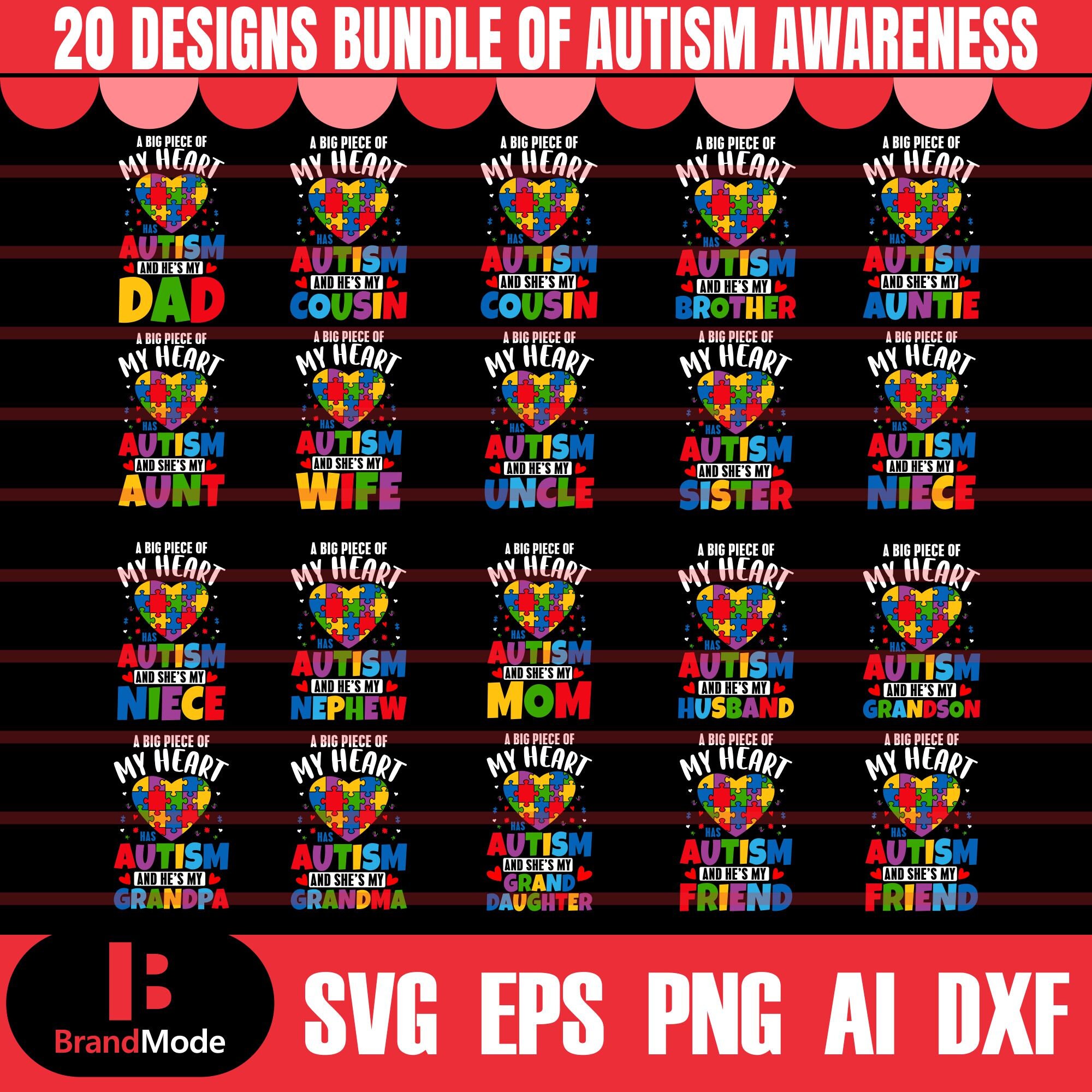 Autism Svg Bundle A Big Piece Svg Autism Quote Svg Au-some - Etsy